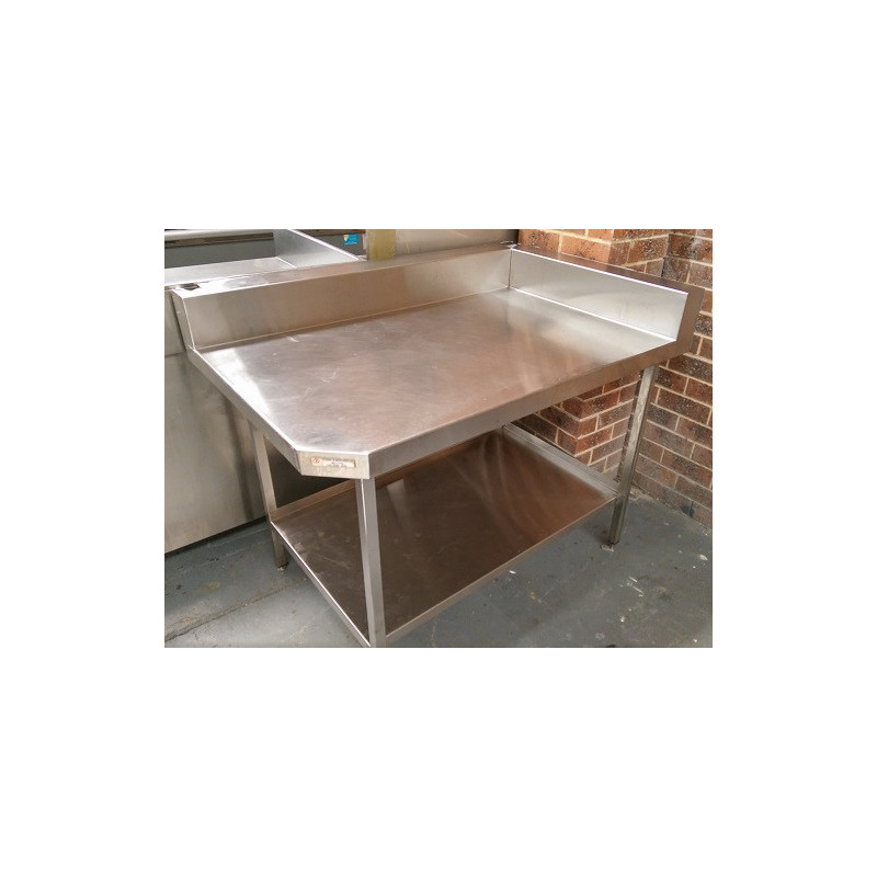 Used Stainless Steel Corner Bench