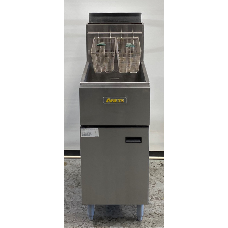 Used Anets double basket Gas Fryer SLG40