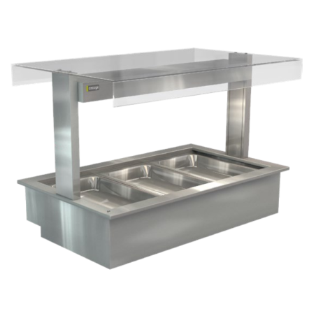 COSSIGA - COUNTERTOP HEATED BAIN MARIE - LSBM3-FT