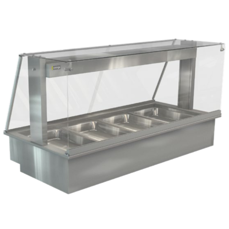 COSSIGA - COUNTERTOP HEATED BAIN MARIE - LSBM4-FS