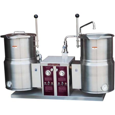 Crown EC10TW-2 38 Litre Electric Twin Counter Tilting Kettles
