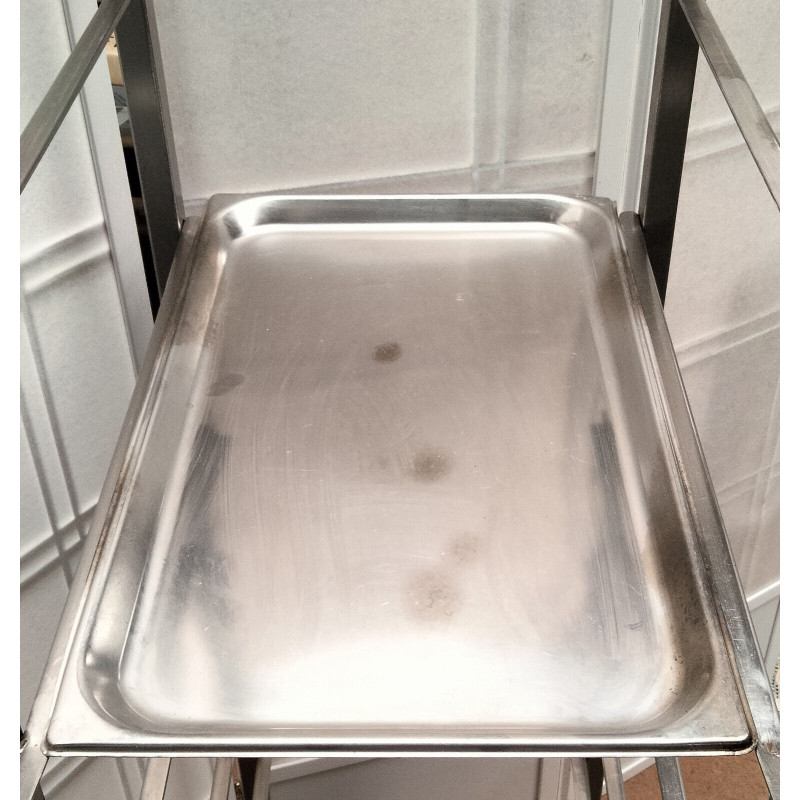 Stainless Steel Gastronorm 1/1 Rack Trolley