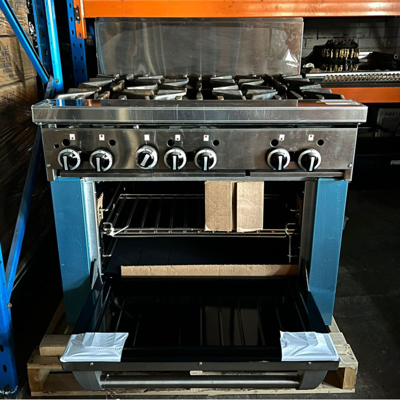 Garland 6 Burner Stove GF36-6R-NG Restaurant Range oven Nat Gas - ST23 ...