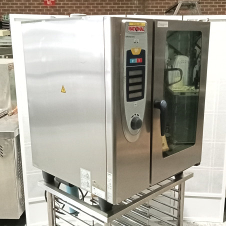 Used Rational SCC101 SelfCookingCenter 10 Tray Electric Combi Oven