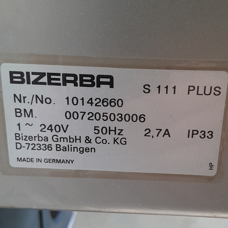 Used Bizerba S 111 Plus Meat Cutter/Tenderizer With 3 Attachements and ...