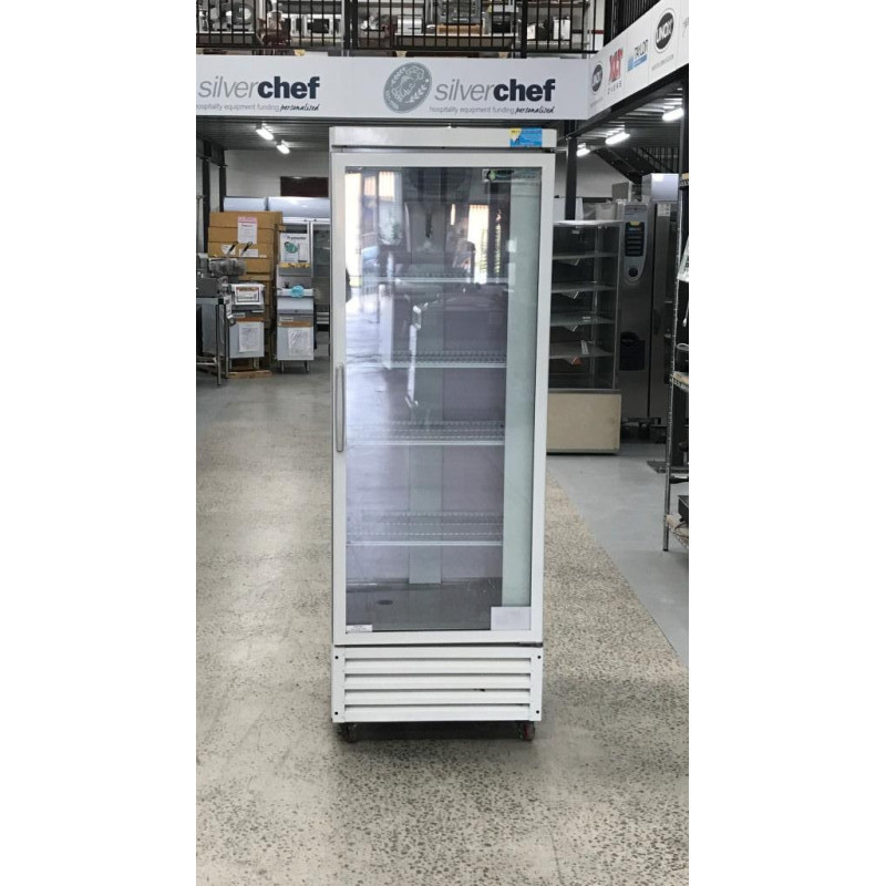 Single door upright Green Line HE2020 fridge