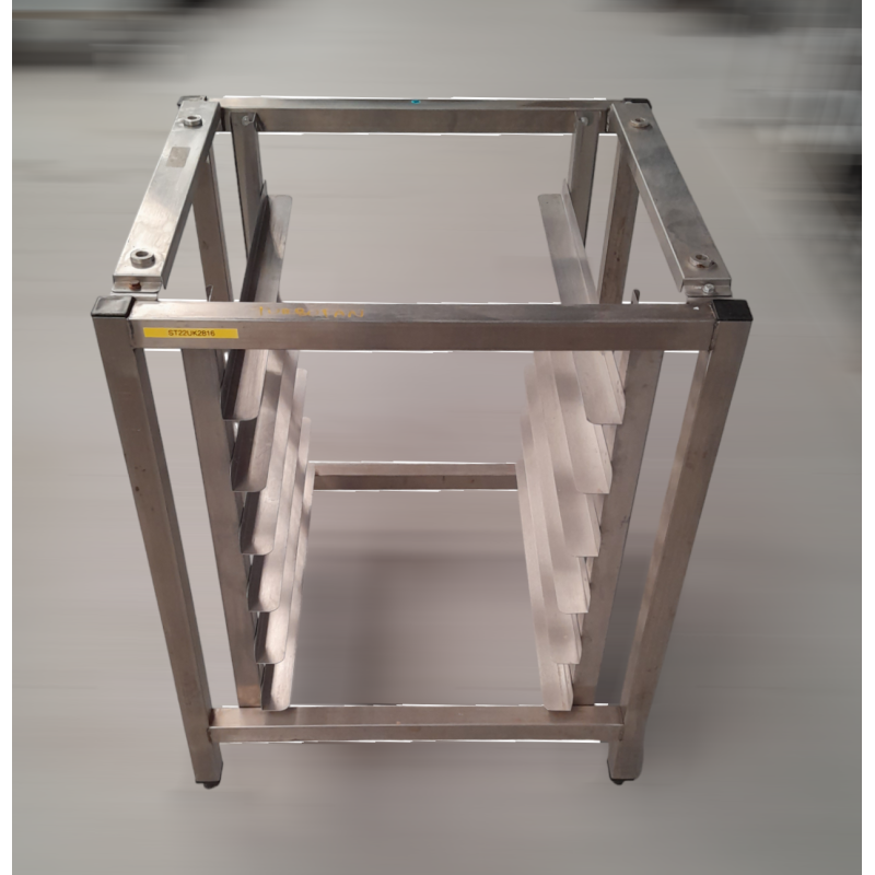 Used Turbofan Combi Oven Stand with 6 Tray Racks