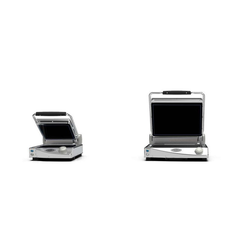 SPIDOCOOK - SPE-SP015P Flat Plate Black Glass Ceramic Double Contact Grill