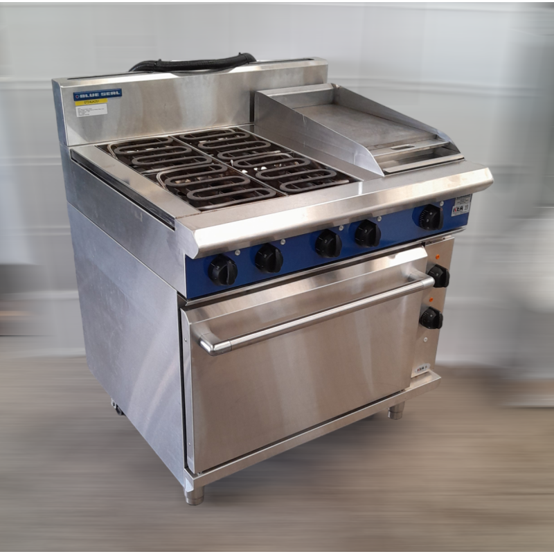 Blue Seal Evolution Series E506C - 900mm Electric Range Static Oven