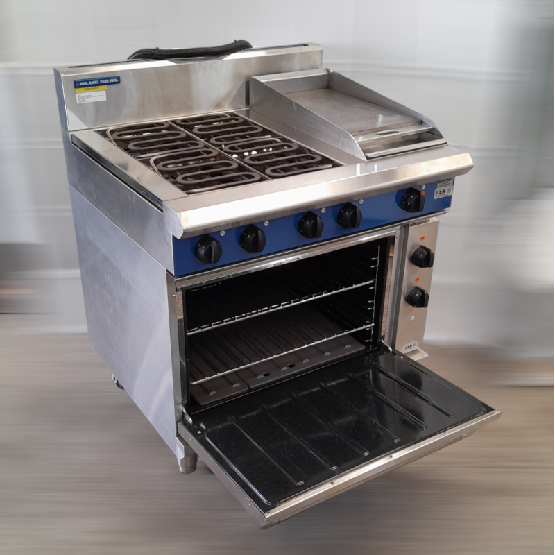 Blue Seal Evolution Series E506C - 900mm Electric Range Static Oven