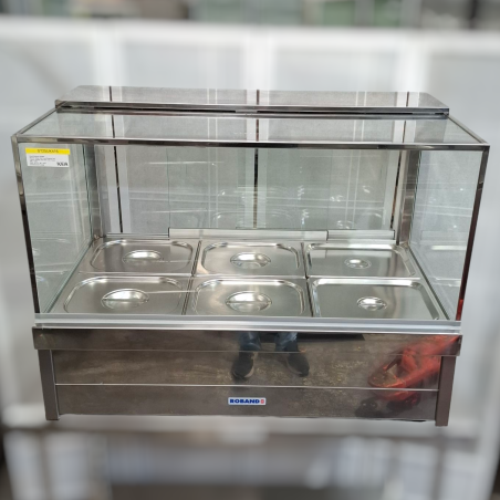 Used Roband S23RD Hot Food Display Bar with Roller Doors - 27L