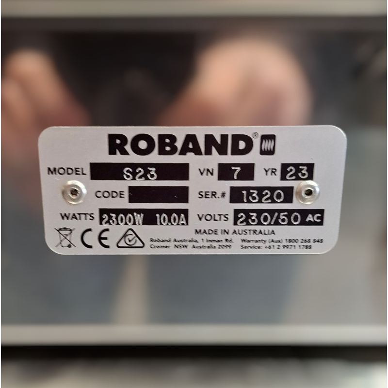 Used Roband S23RD Hot Food Display Bar with Roller Doors - 27L