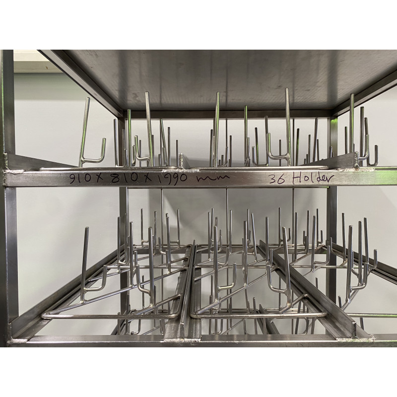 stainless steel 6 tier holding rack/ CUSTOM