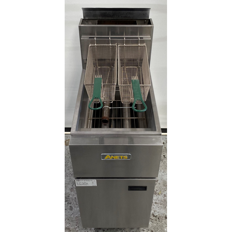 Used Anets double basket Gas Fryer SLG40